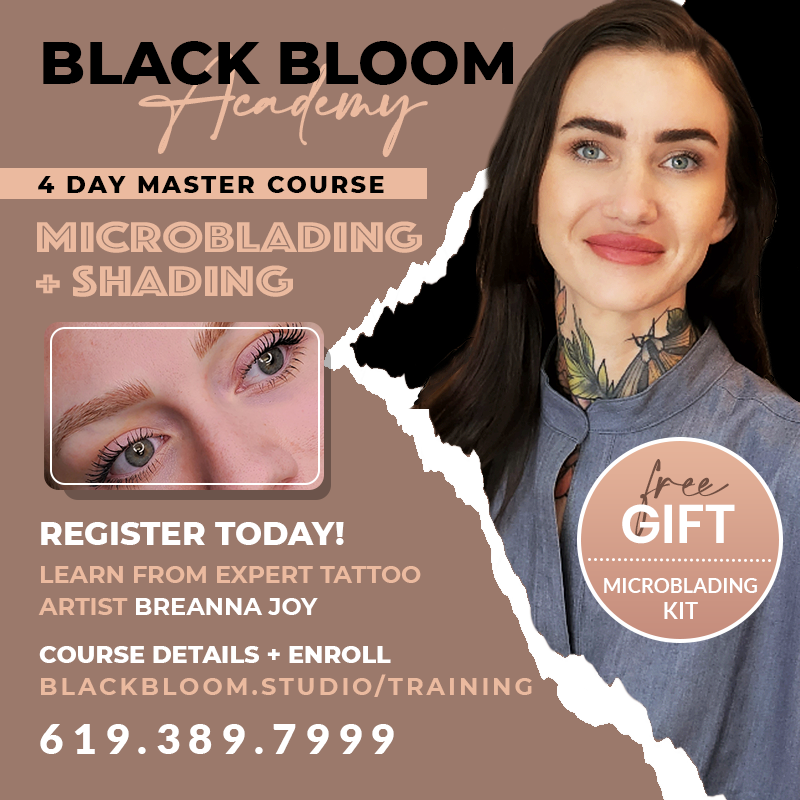 Cosmetic Tattoo Training Texas | Black Bloom Studio