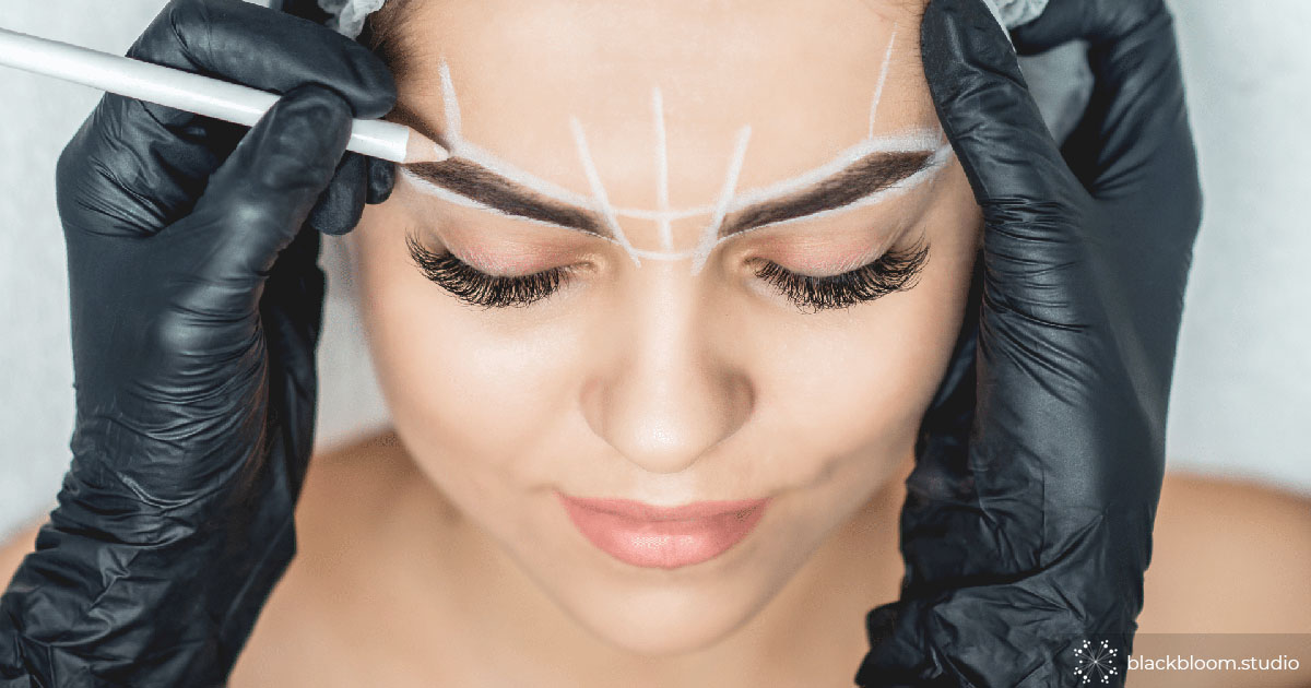 7 Steps To Perfect Microbladed Brows | Black Bloom Studio